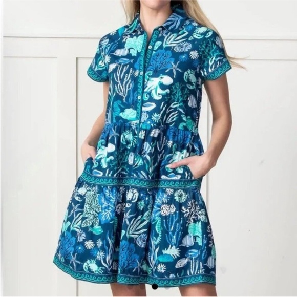 Printfresh | Dresses | Nwt Printfresh Easy Elegance Dress In Oceania ...